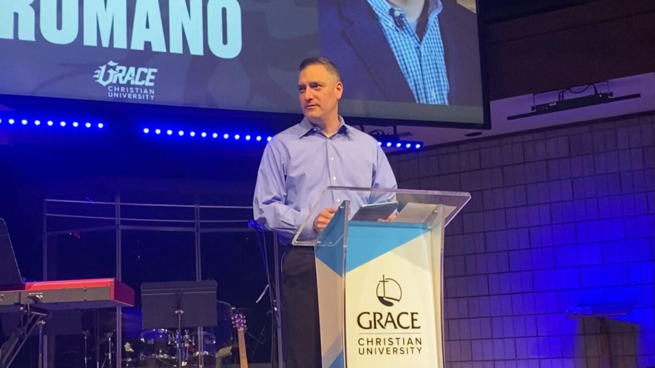 Grace Welcomes Jason Romano to Campus - Grace Christian University